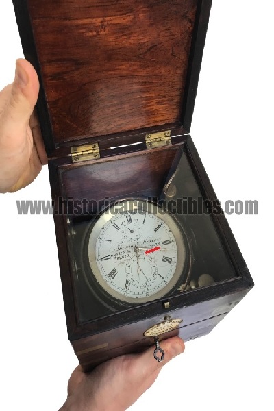 Chronometer Thomas Mercer to Commodore Geoffrey Thomas Phipps Hornby, 1864